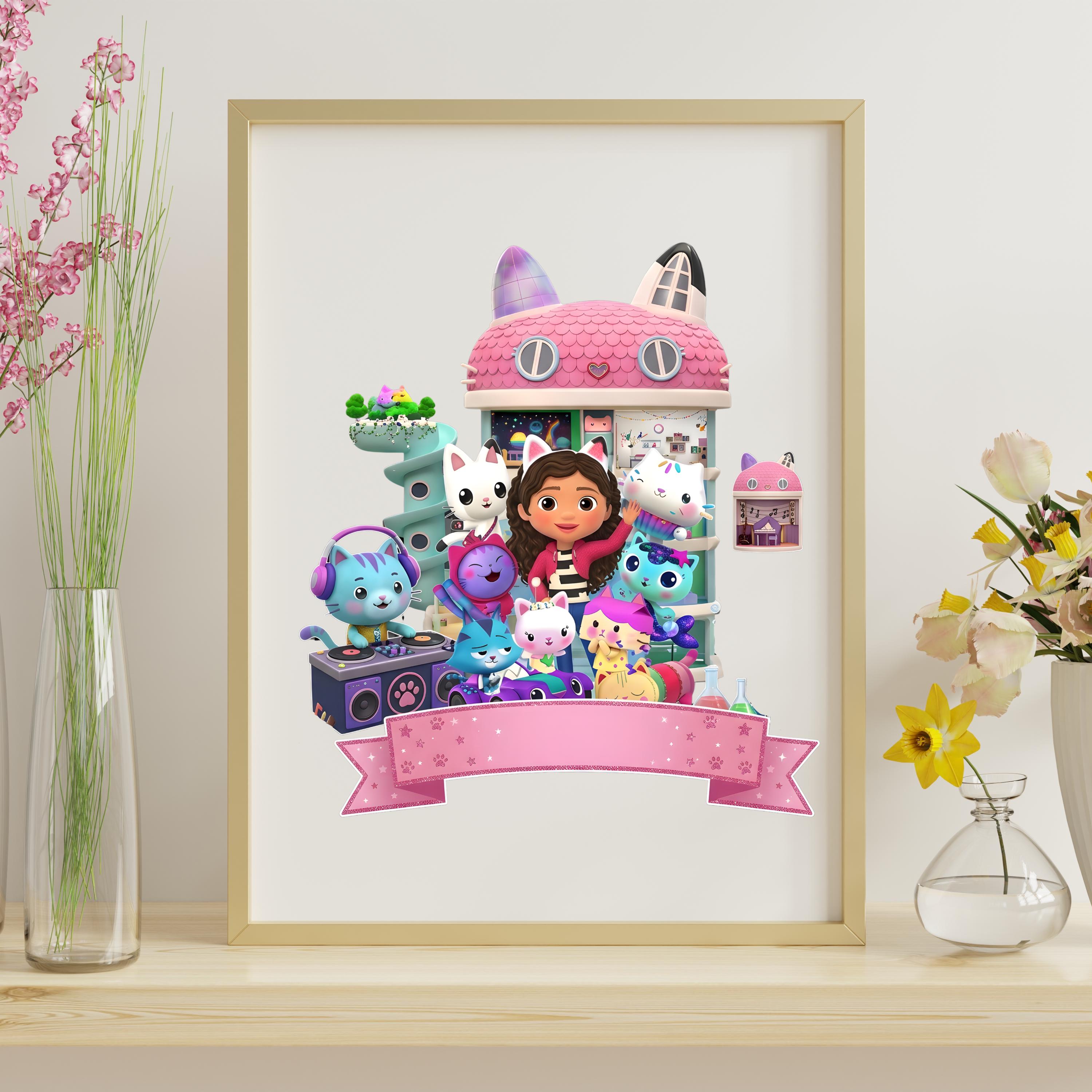Gabby's Dollhouse PNG Clipart Bundle, Gabby's Dollhouse Birthday ...