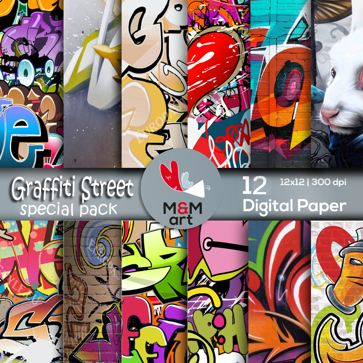 Graffiti Art On Paper