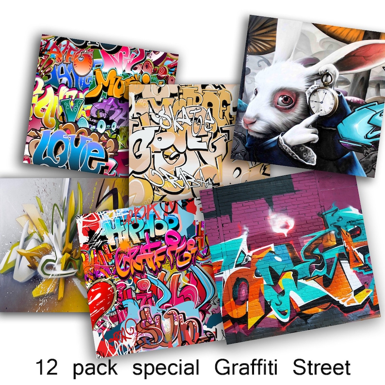 Graffiti Street Art Special Pack Download Digital Backdrop - Etsy