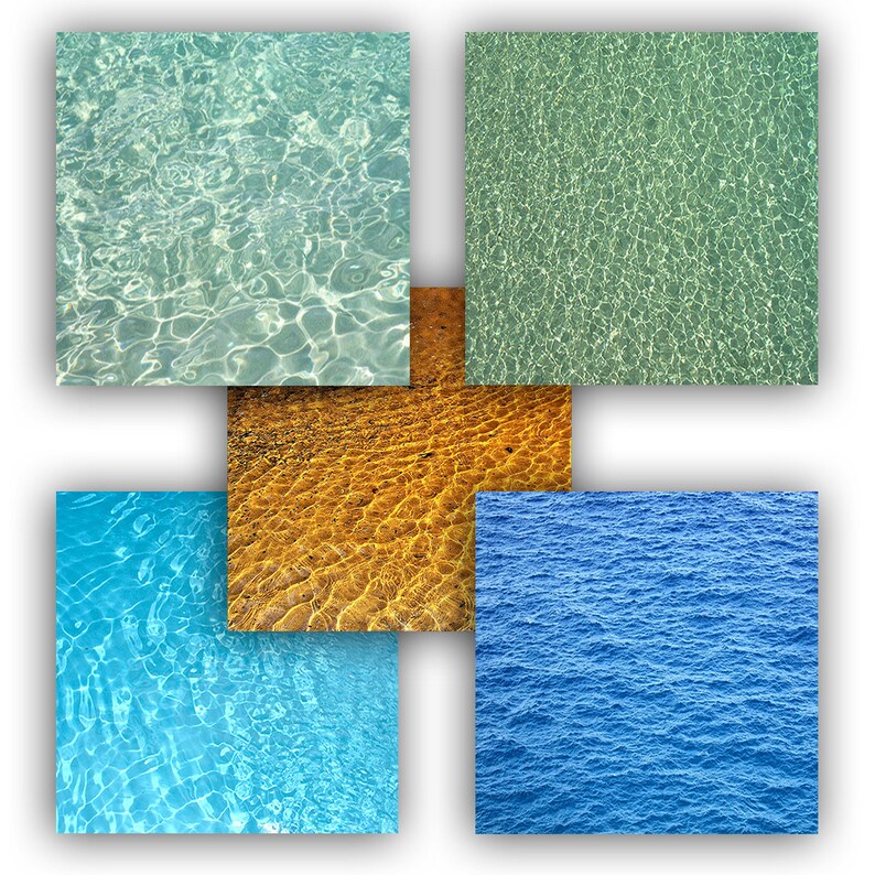 Print Sea ,digital Texture Paper ,printable Ocean Paper, Beach, Summer ...