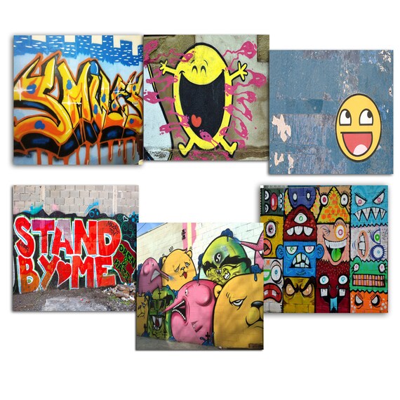 Graffiti Character Drawings On Paper