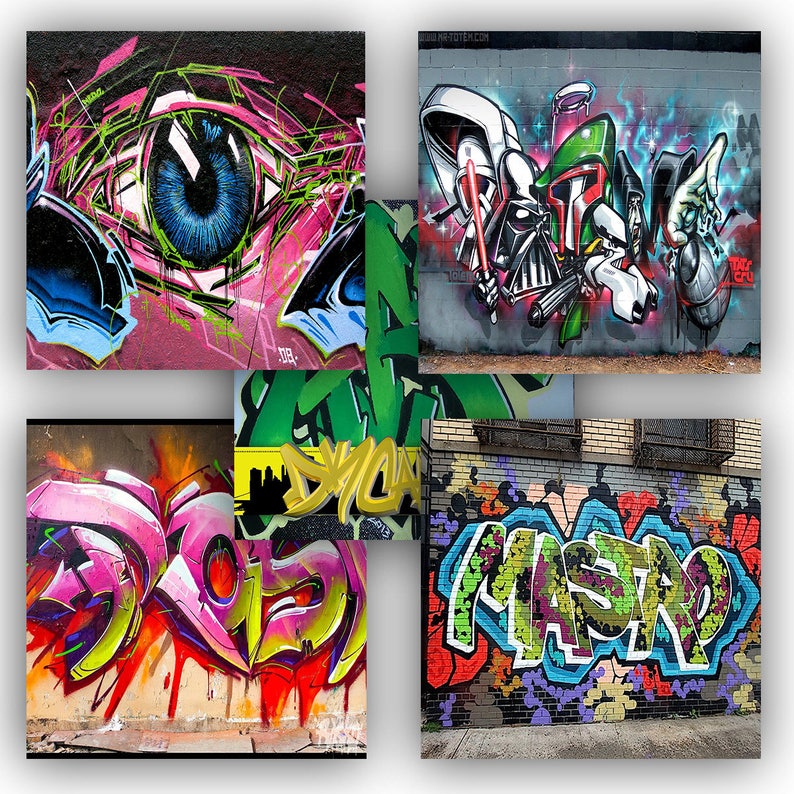 Print Graffiti Fine Top Art Set Super Paper Special Download Digital ...