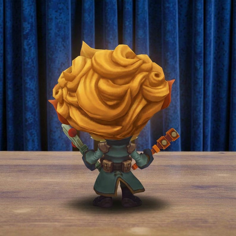 Heimerdinger Figure, League of Legends Figurine, Hand Painted Inventor ...