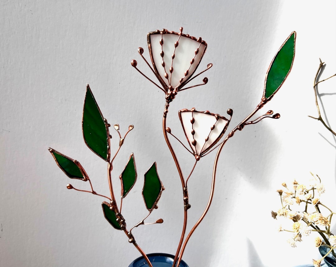 Wildflowers Meadow Flower. Stained Glass Spring Flowers. - Etsy