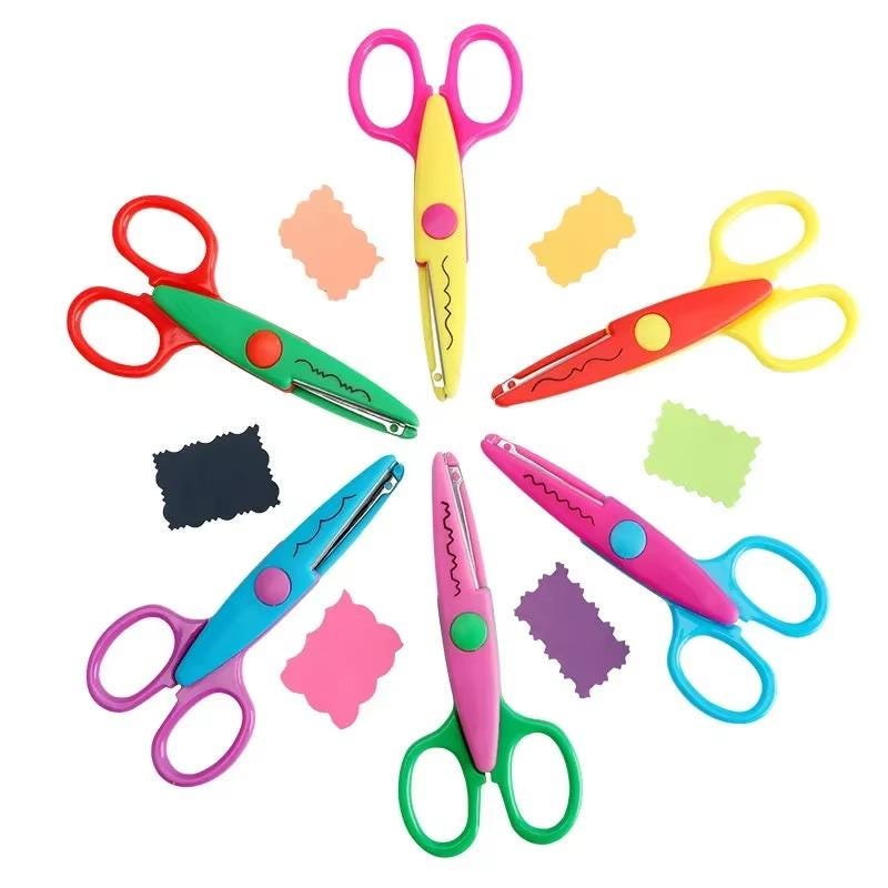 Wavy Craft Scissors Set, Decorative Paper Cutter for Scrapbooking, Card ...