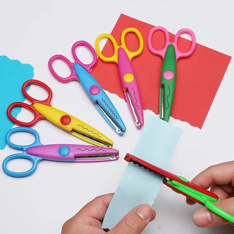 Wavy Craft Scissors Set, Decorative Paper Cutter for Scrapbooking, Card ...