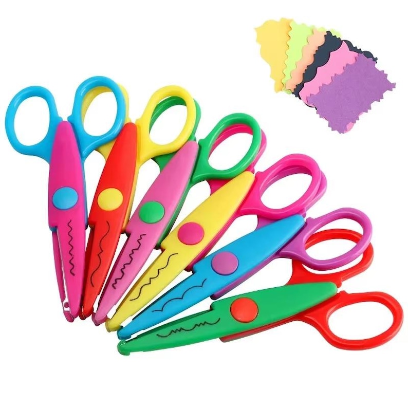 Wavy Craft Scissors Set, Decorative Paper Cutter for Scrapbooking, Card ...