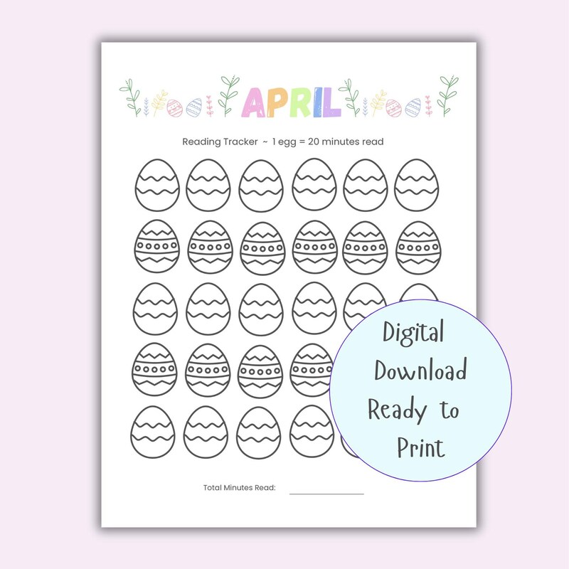 April Tracker - Etsy