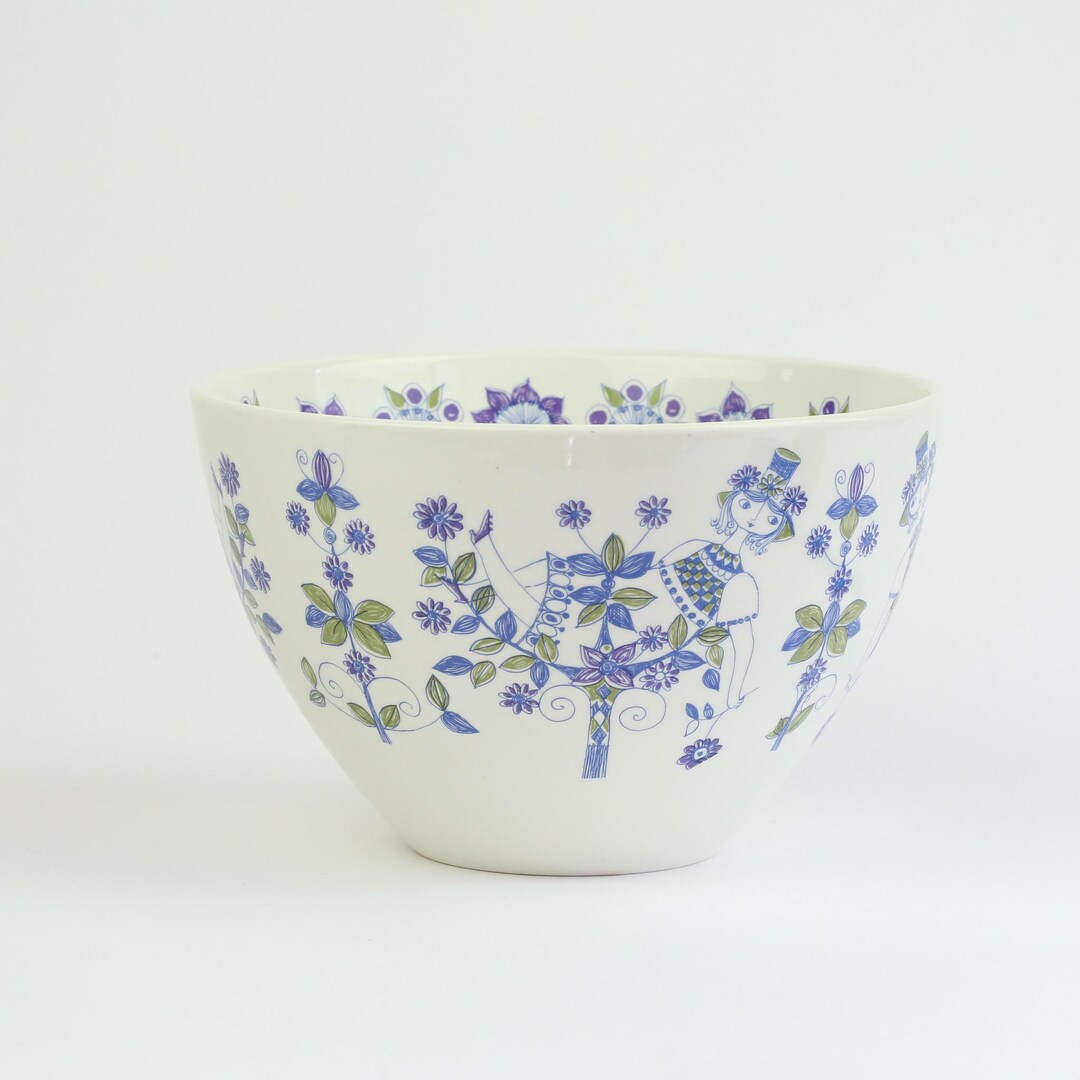 Figgjo Flint Lotte Pattern, Turi Design, Large Salad or Serving Bowl,8. ...