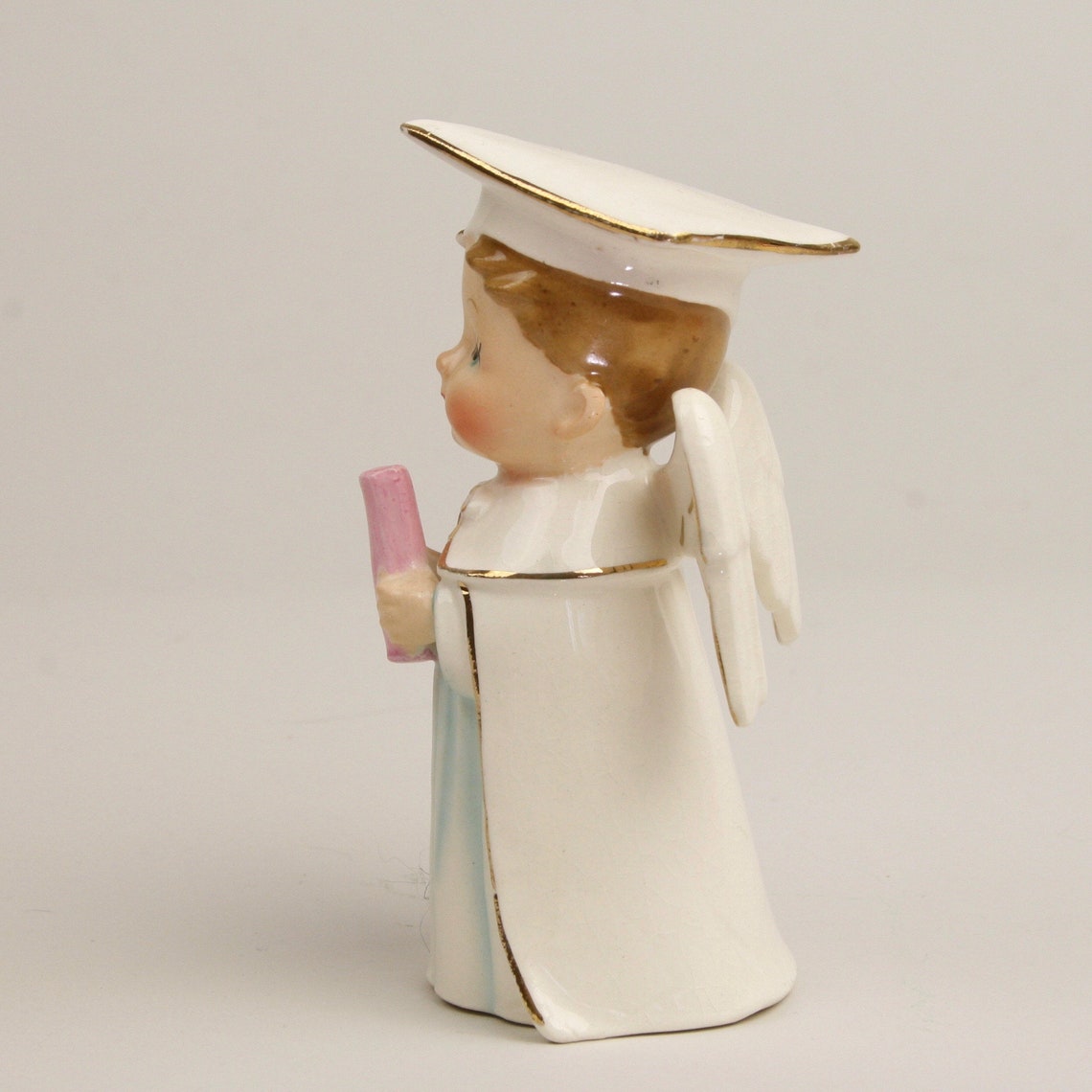 Boy Graduation Angel With Diploma Nippon Yoko Boeki Hallmark - Etsy