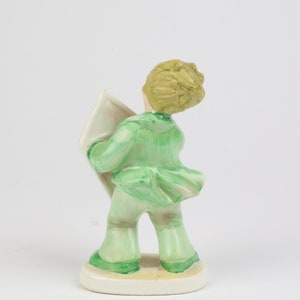 Lefton March Boy With Shamrock Kite, Windy Day, March Birth Month, St ...