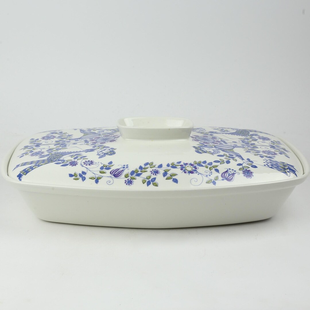 Figgjo Flint Norway, Turi Lotte Pattern, Folksy Flowers, Large Covered ...