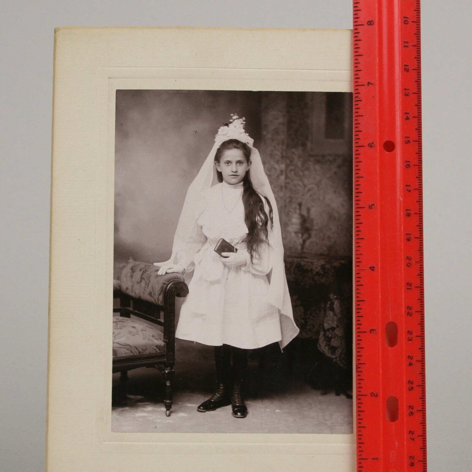 First Communion Girl Roman Catholic Communion Portrait Taken - Etsy
