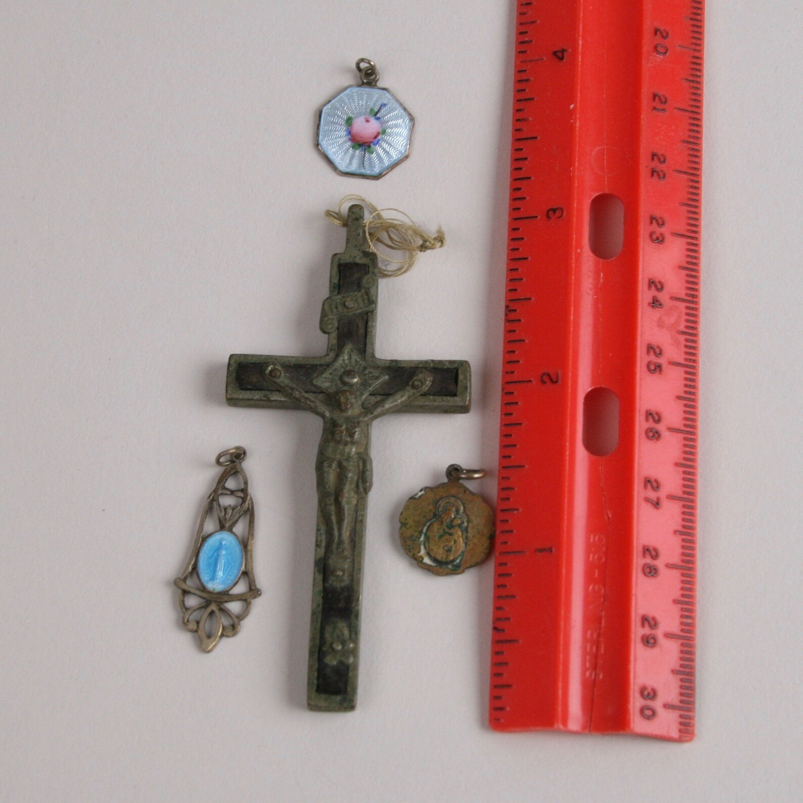 Four Religious Items European Roman Catholic Estate 3 | Etsy