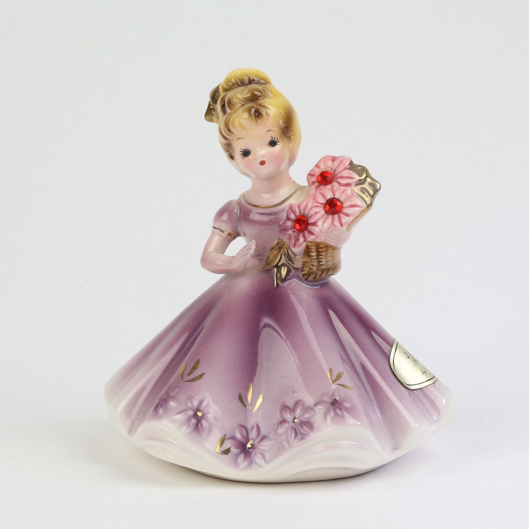 Josef Original July Birthstone Doll With Ruby Colored Crystals in 3 ...