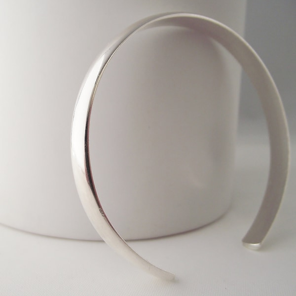 Solid Silver Cuff - Etsy