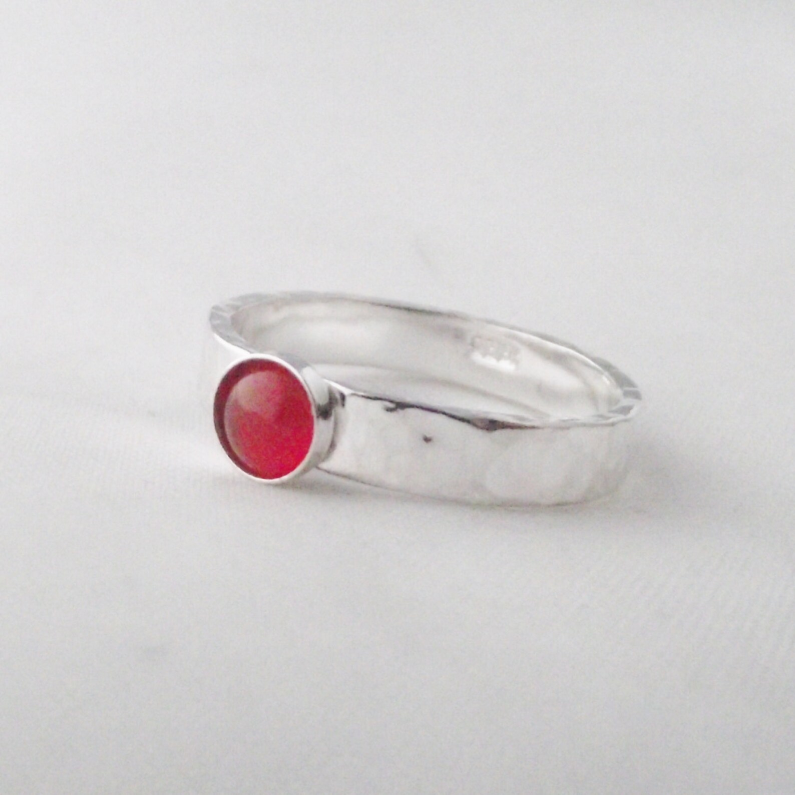 Stunning Handmade Bezel Set Carnelian Solid Sterling Silver - Etsy