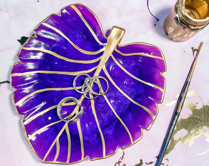 Pink Opal Vintage Style Resin Trinket Box, Jewelry Box, Gift Box ...