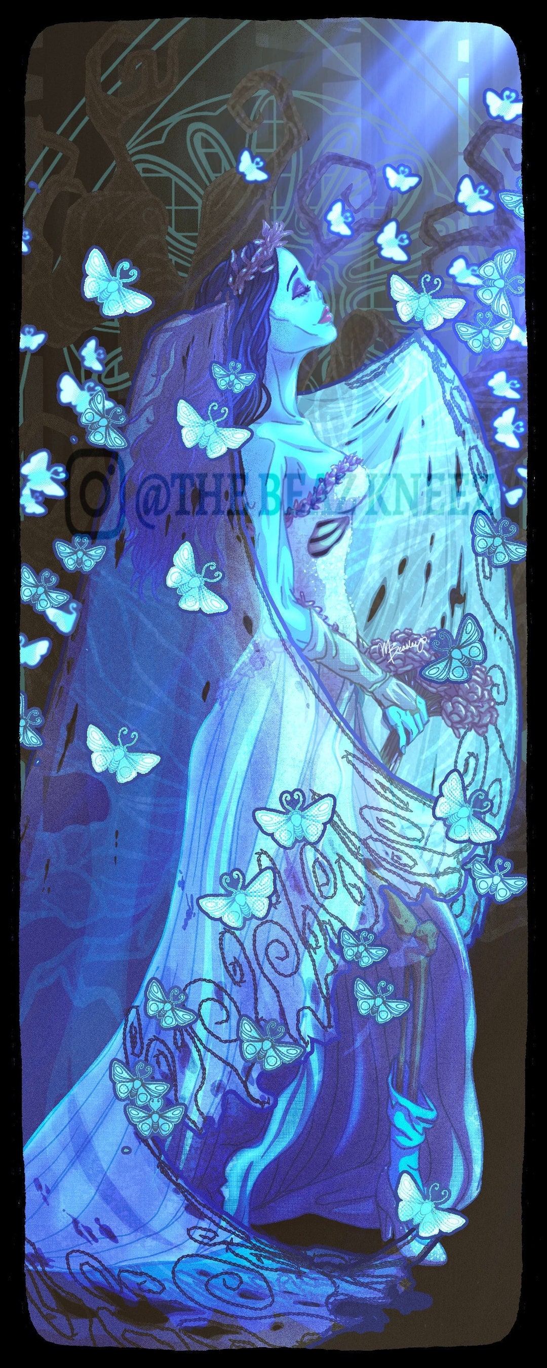 Bride Emily Corpse Undead Tim Movie Scary Burton Woman Icon Dark Creepy ...