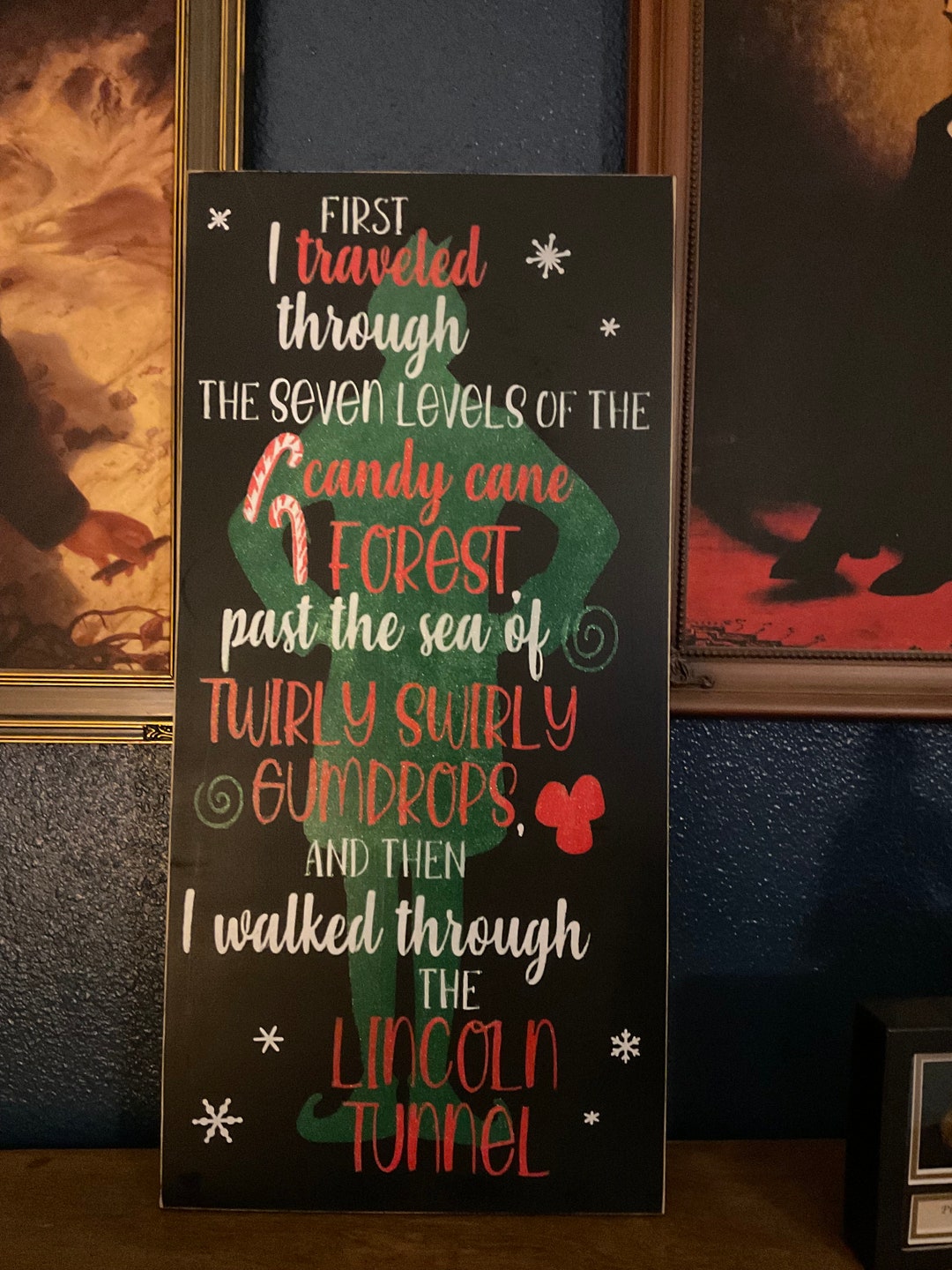 Elf the Movie Quote Buddy the Elf Christmas Wood Sign - Etsy