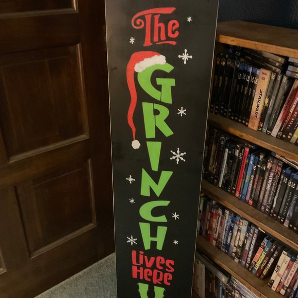 Grinch Sign - Etsy