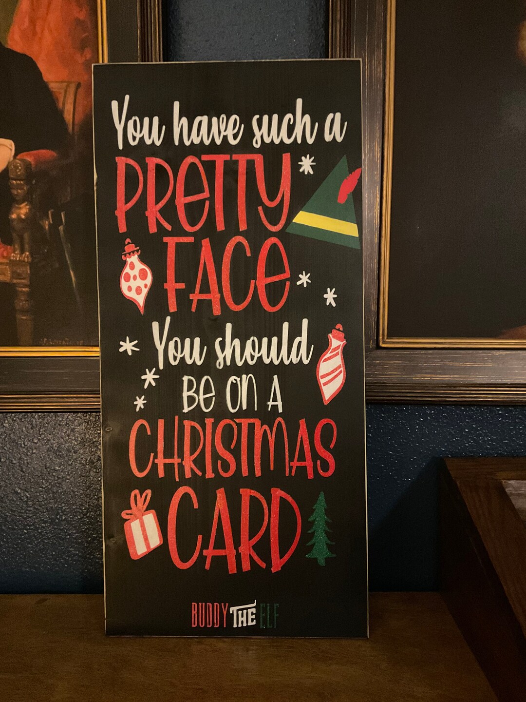 Elf the Movie Quote Buddy the Elf code of Elveschristmas Wood Sign - Etsy