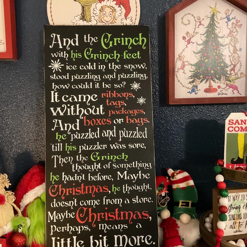 Grinch Quote - Etsy