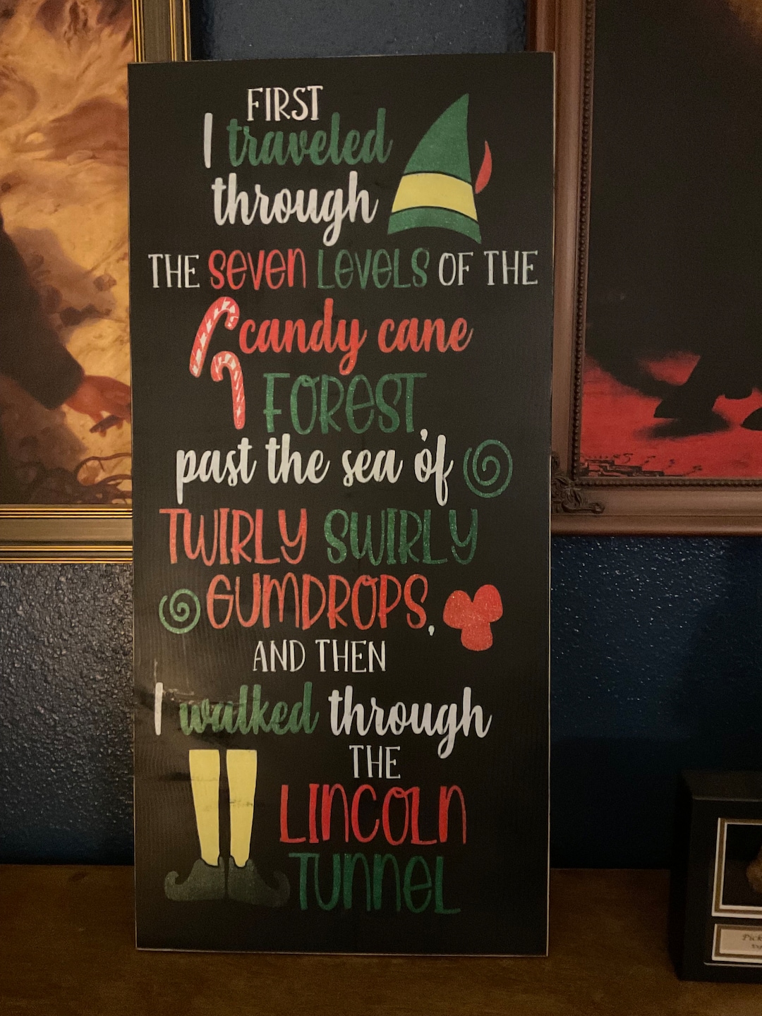 Elf the Movie Quote Buddy the Elf Christmas Wood Sign - Etsy
