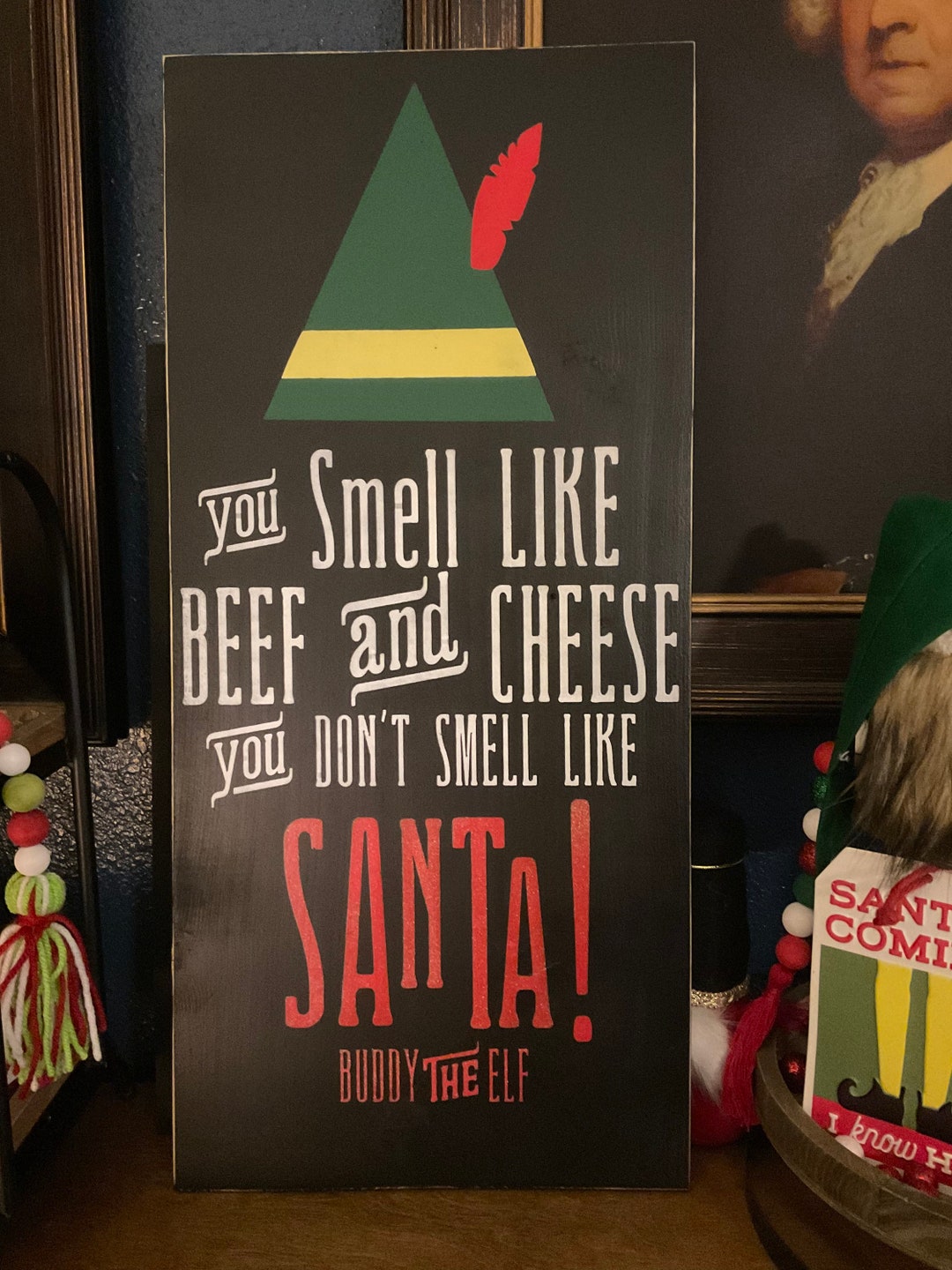 Elf the Movie Quote Buddy the Elf Christmas Wood Sign - Etsy