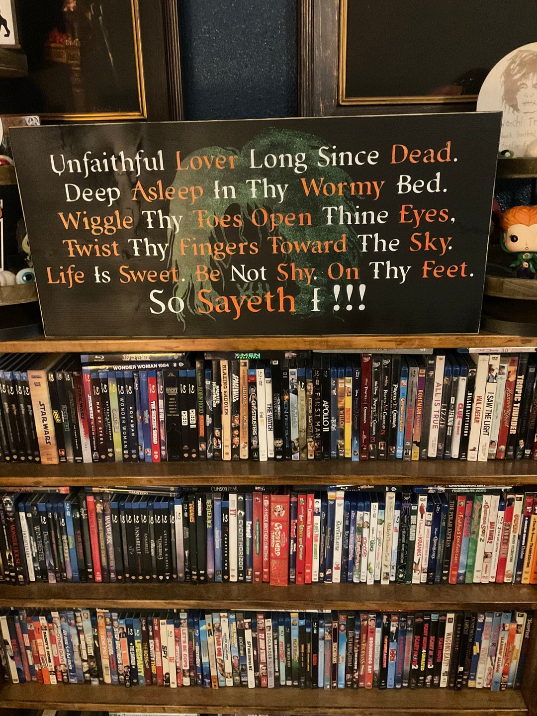 Hocus Pocus Billy Butcherson Spell Wood Sign - Etsy