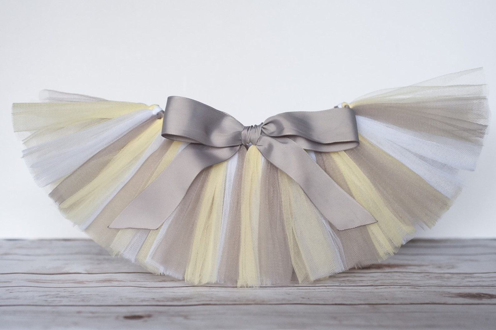 Yellow and Grey Tutu deanna Newborn Tutu Baby - Etsy