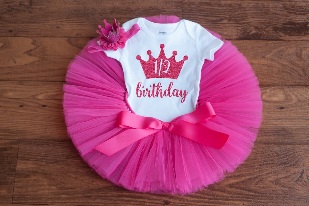 Pink Half Birthday Outfit 'addylyn' - Etsy