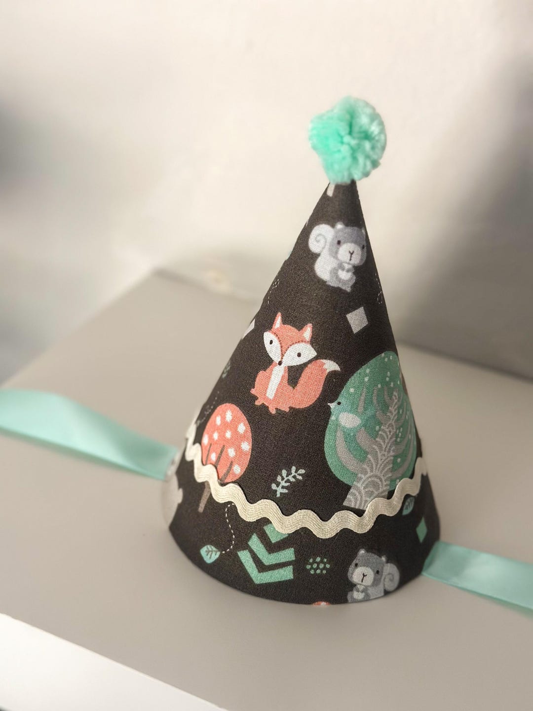 Woodland Animals First Birthday Party Hat for Boy or Girl - Etsy