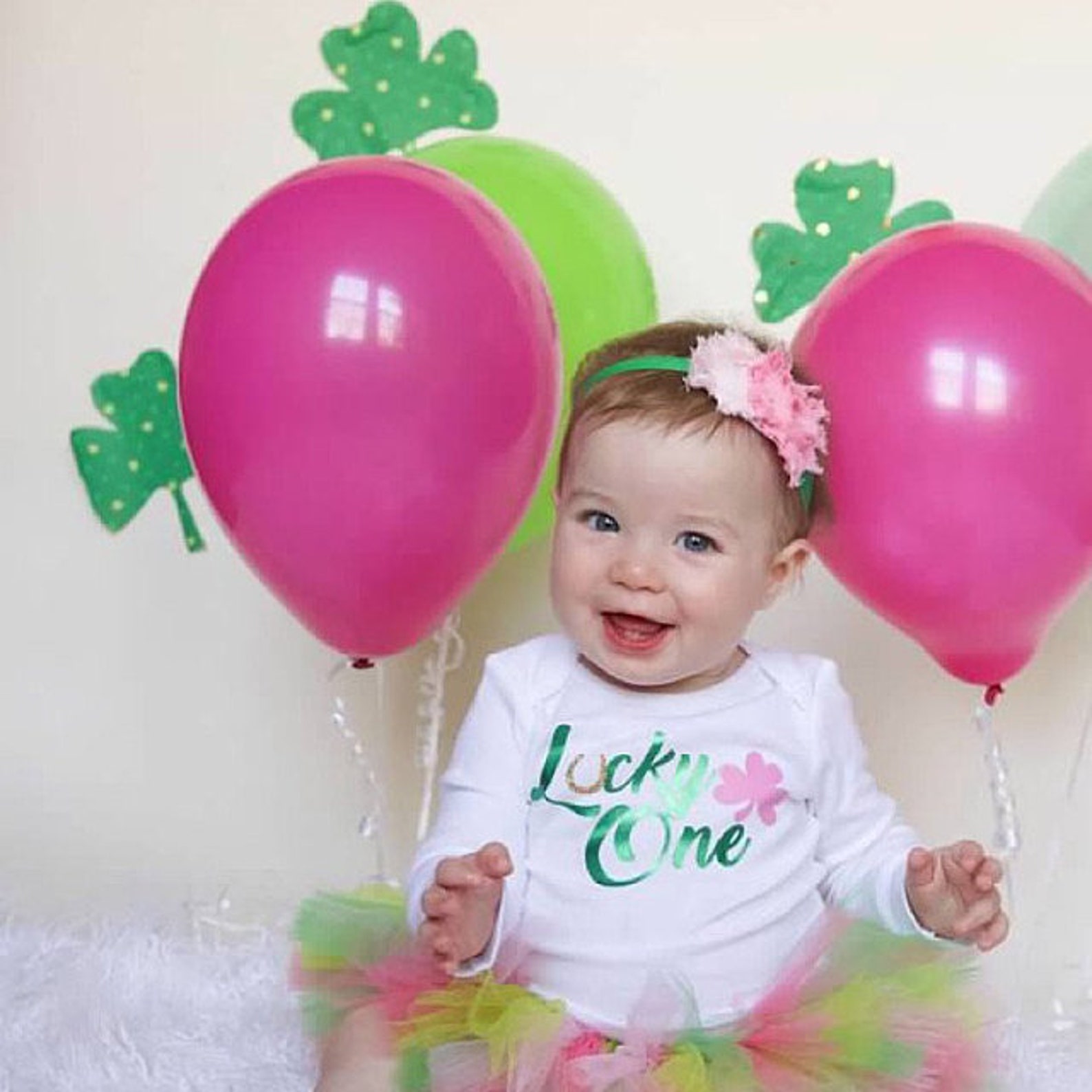 Lucky One First Birthday lucky St Patricks Day | Etsy