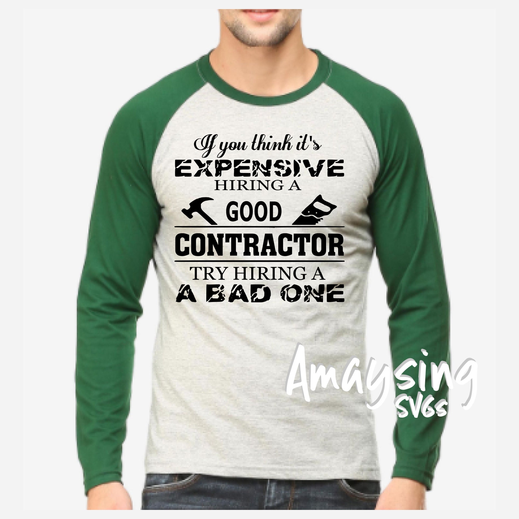 Contractor Svg Expensive Contractor Svg Hiring a Contractor - Etsy Canada