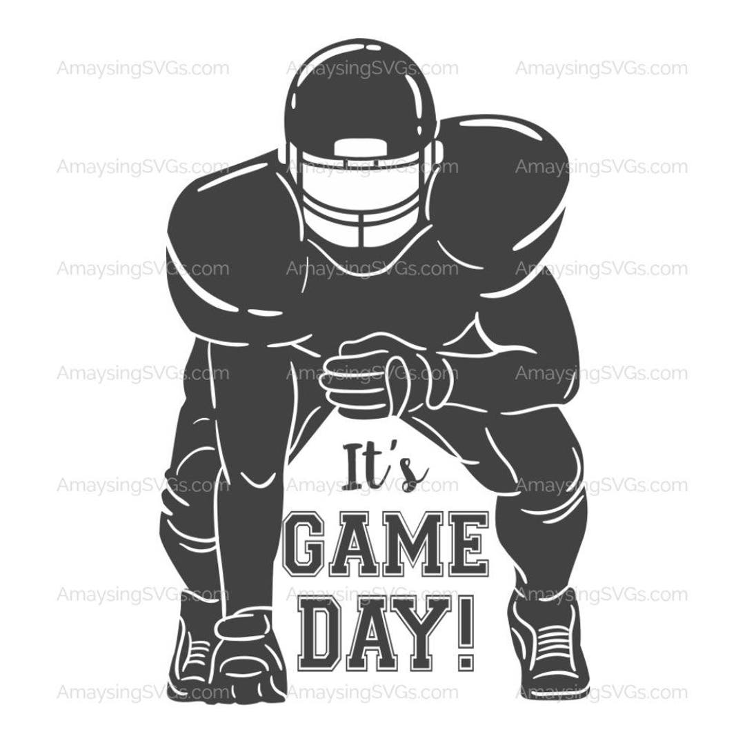 It's Game Day Football Svg, Dxf, Png, Superbowl, Football Game Svg ...