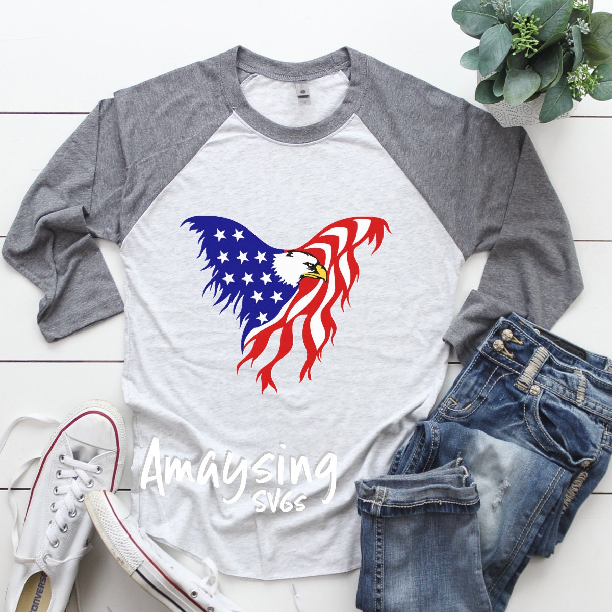 Eagle Flag Svg Patriotic Svg 4th of July Svg Memorial Day Svg | Etsy Canada