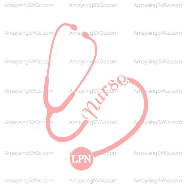 Nurse Stethoscope SVG Bundle RN Svg LPN Svg Lvn Svg Bsn - Etsy
