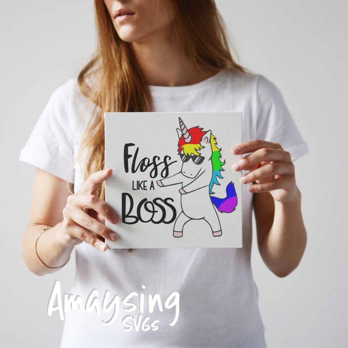 Floss Like a Boss Svg Floss Like a Boss Unicorn Svg Flossing | Etsy