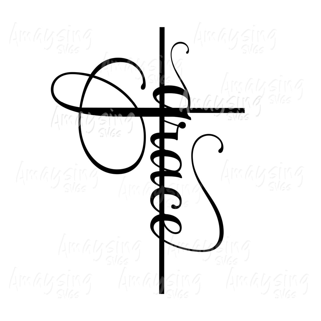 Grace Cross SVG, Christian Cross Svg, Christian Grace Cross Svg, Grace ...