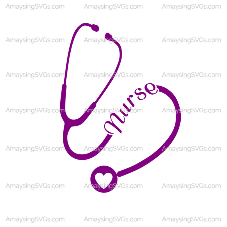 Nurse Stethoscope SVG Bundle RN Svg LPN Svg Lvn Svg Bsn - Etsy