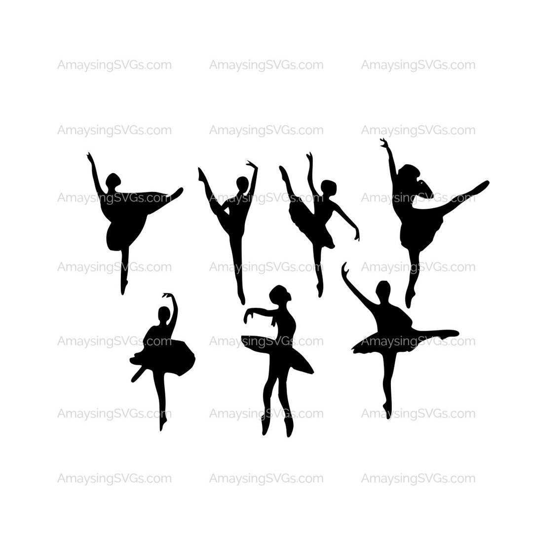 Ballerina Svg Ballet Dancer Svg Ballerina Svg Bundle Dance Svg Nursery ...