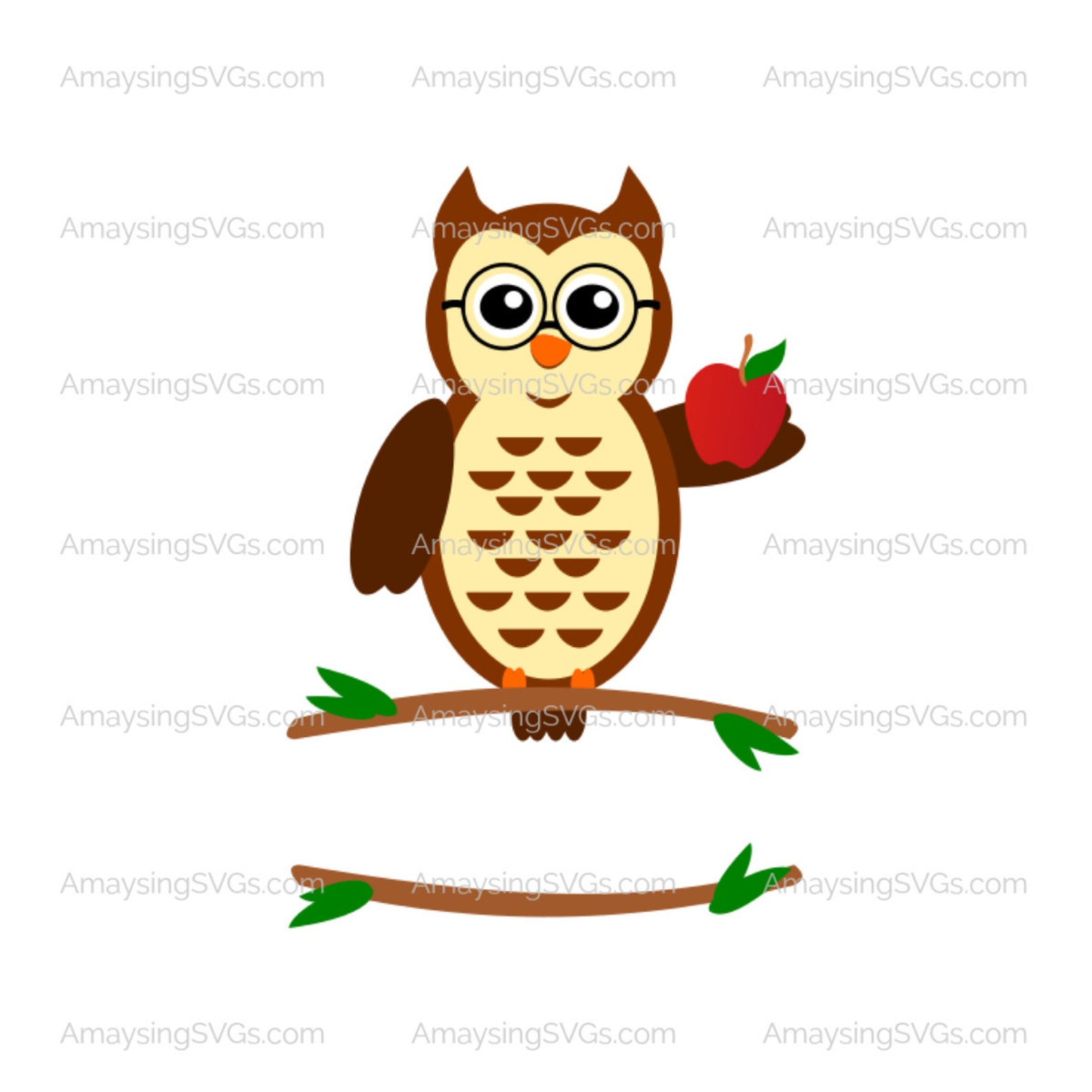 Owl Monogram svg Back to School svg Book Bag svg School tshirt | Etsy