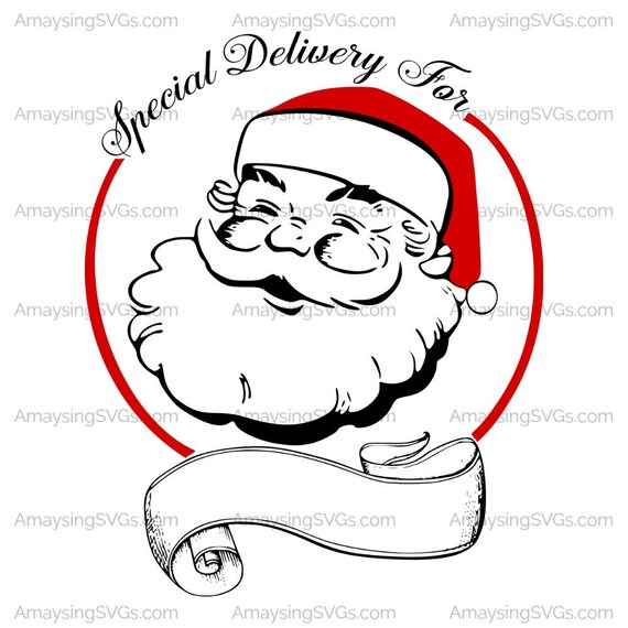 SVG Santa Special Delivery Santa Sack Santa Sack Santa - Etsy