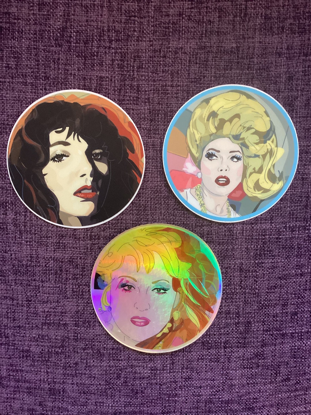 Women of 80’s Rock Sticker Set - Etsy