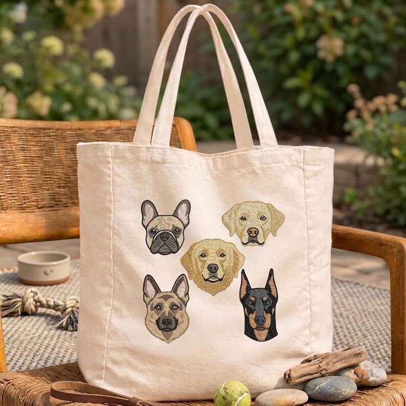 Mini Dog Breeds Embroidery Design Set, Machine Embroidery Files ...