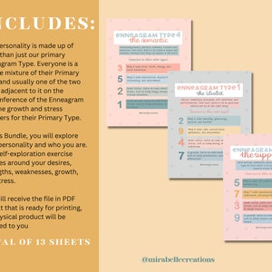 What Types Influence Your Personality Enneagram Art and Resource Bundle ...