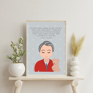 Mr. Rogers Quote Poster, Fred Rogers Art, Affirmation Print, Therapy ...