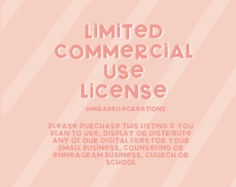 Limited Commercial License for Cut Files - Etsy