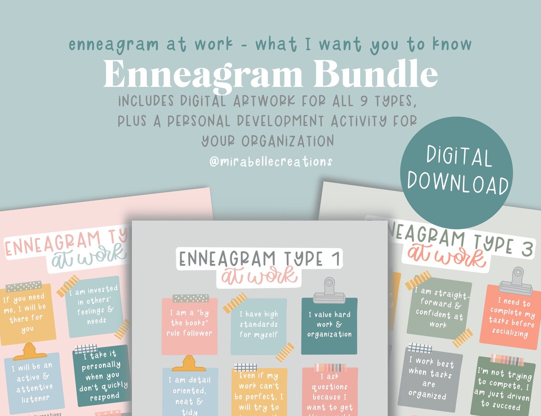 Enneagram at Work Collages what I Wish My Co-workers Knew All 9 ...